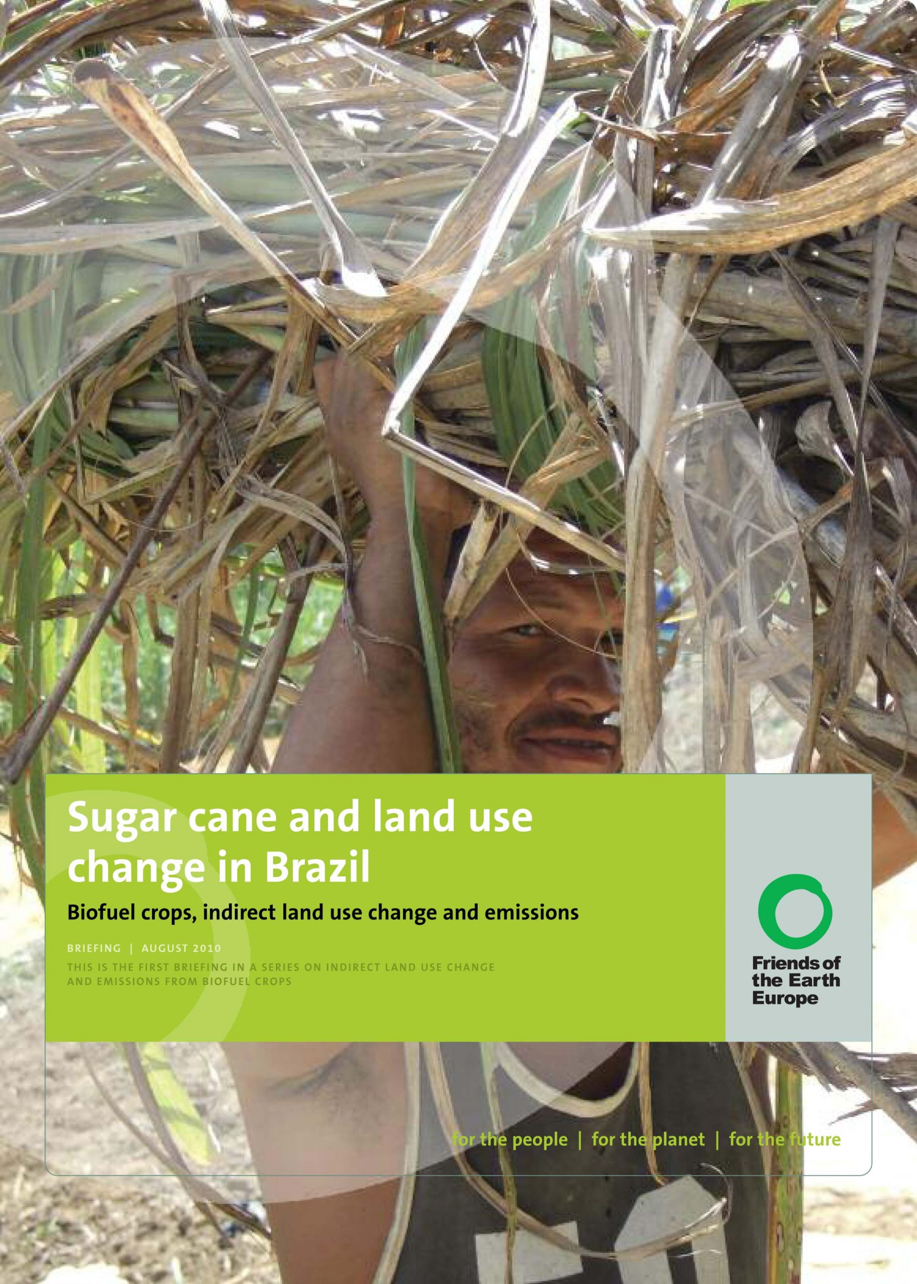 Three Briefings on Indirect Land Use Change (ILUC) and Emissions from ...