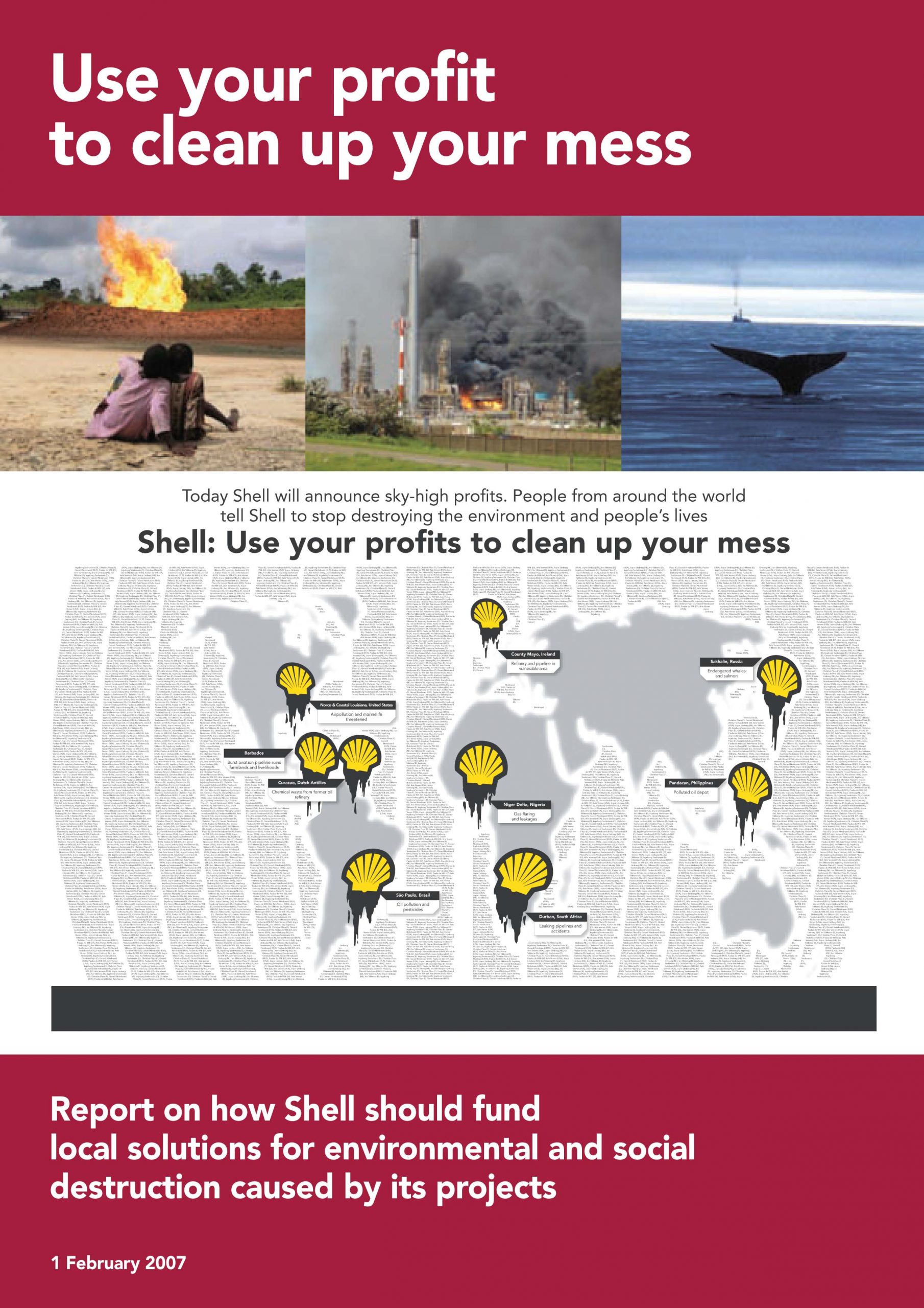 Shell: Use your profits to clean up your mess - Friends of the Earth Europe