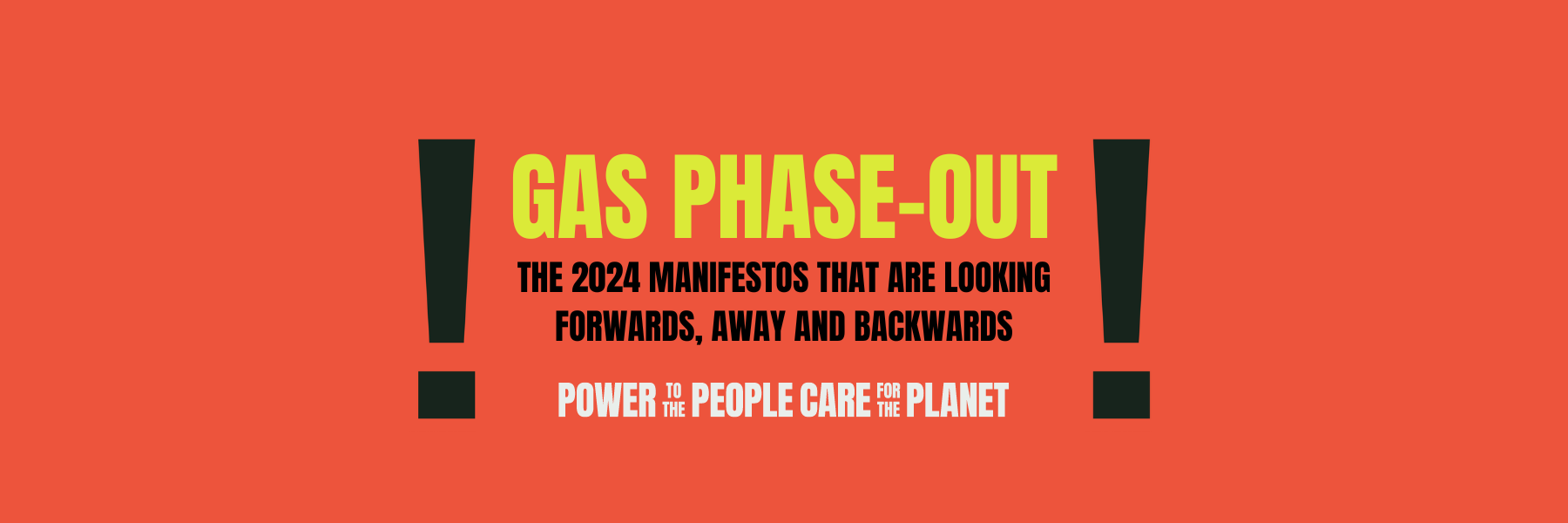 Gas phase-out: Looking ahead, away or forward - Friends of the Earth Europe