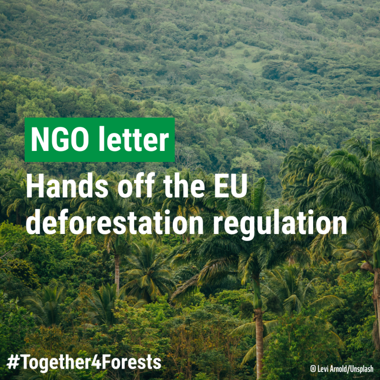 Hands off the EU Deforestation Regulation